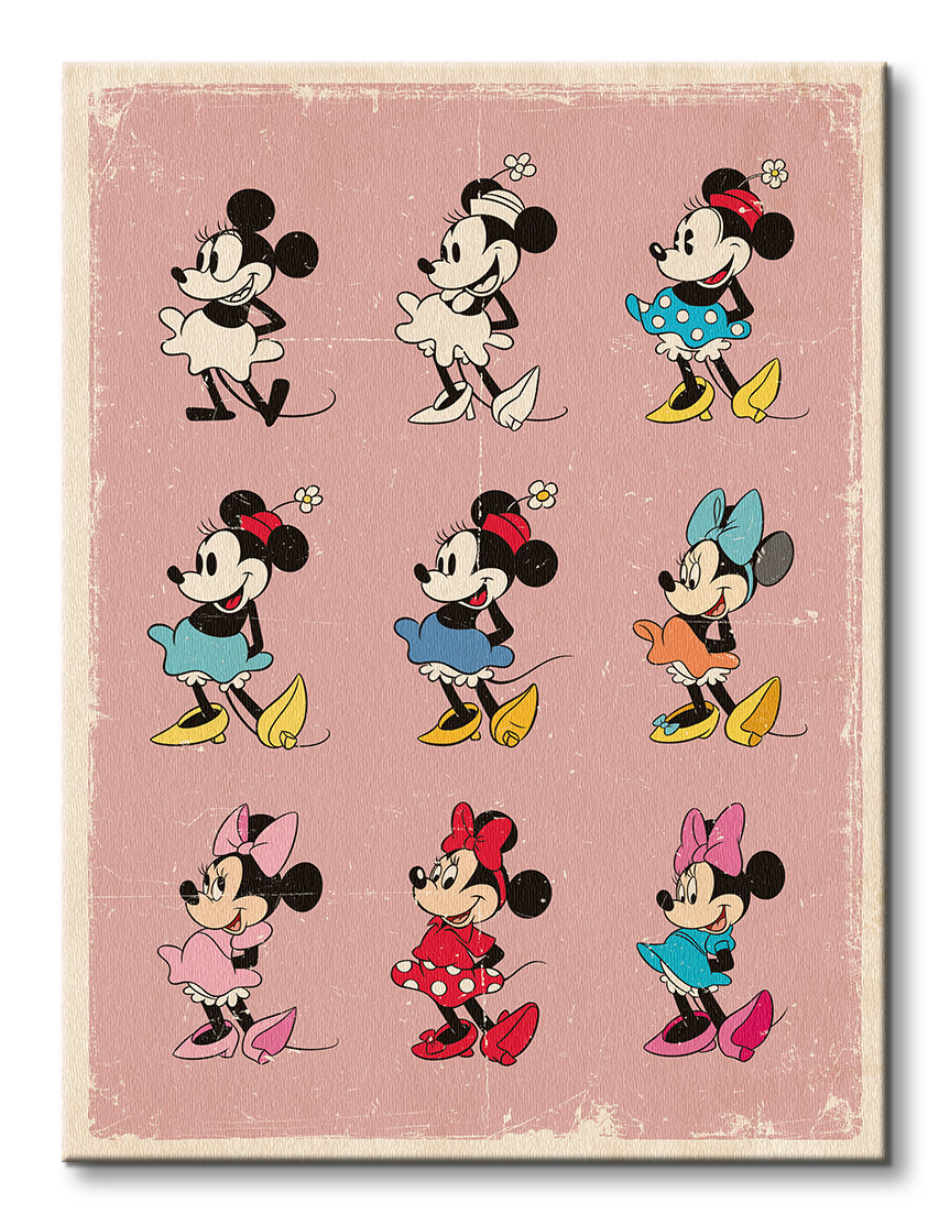 Minnie Mouse (Evolution) - Obraz Na Płótnie 60X80 Cm - Pyramid Posters ...