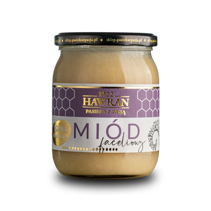 Miód Faceliowy 650G, Surowy, Nierozgrzewany, 100 Lat Tradycji, Zdrowy ...