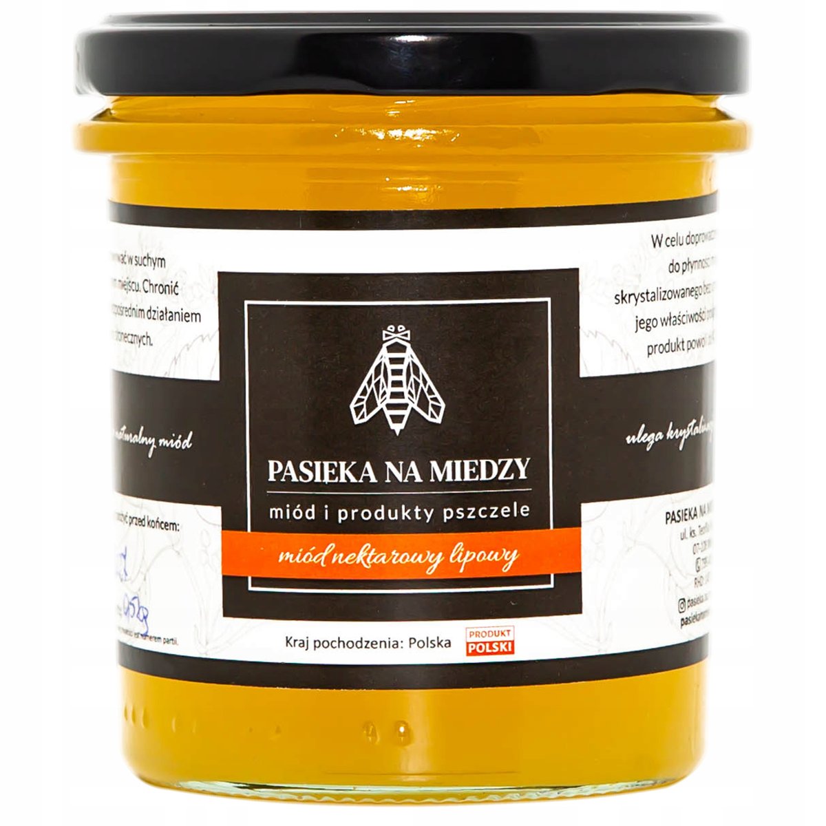 Miód lipowy 450g | Naturalny miód | Polski produkt - Inna marka | Sklep ...