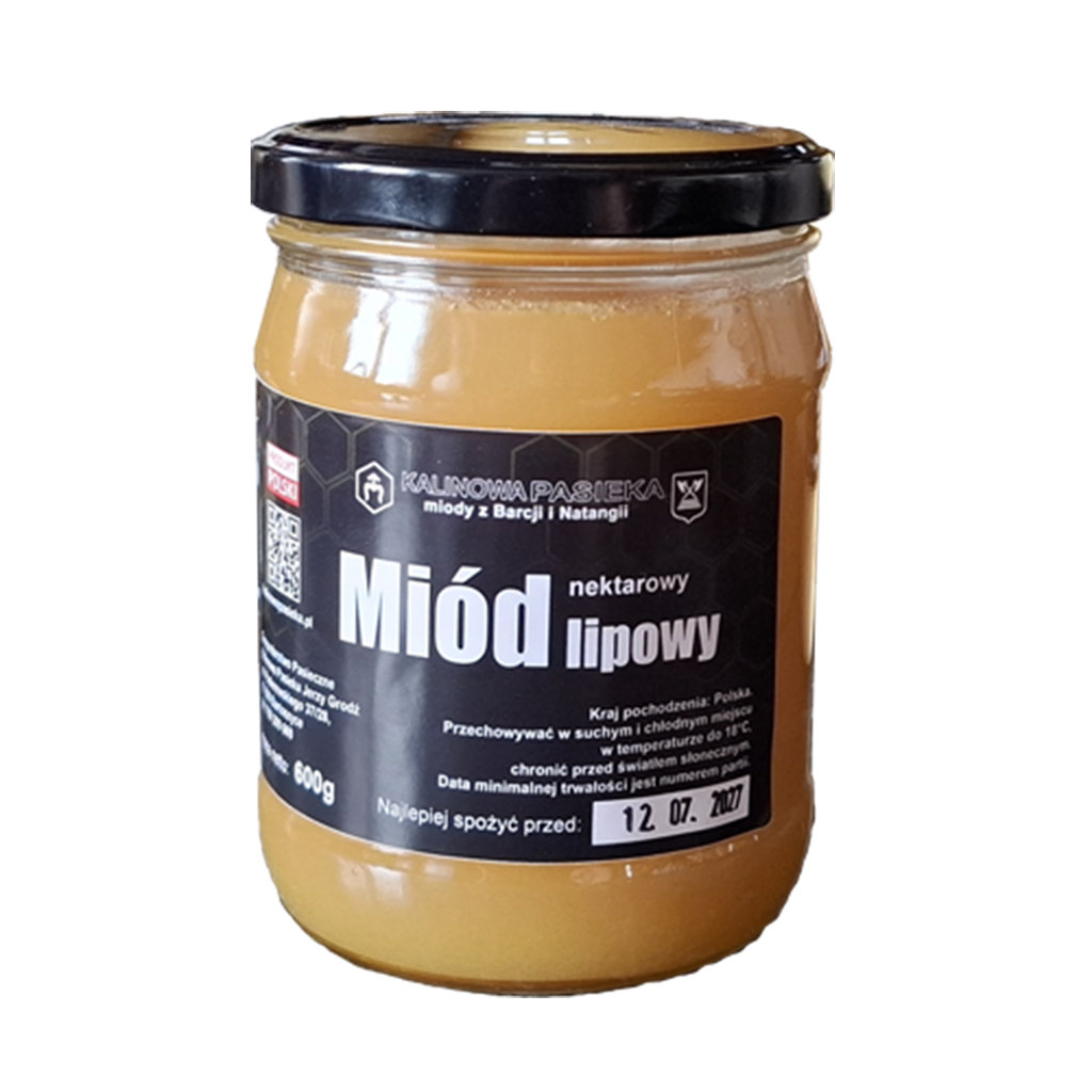 Miód lipowy nektarowy 600g sezon 2024 / Kalinowa Pasieka - Kalinowa ...