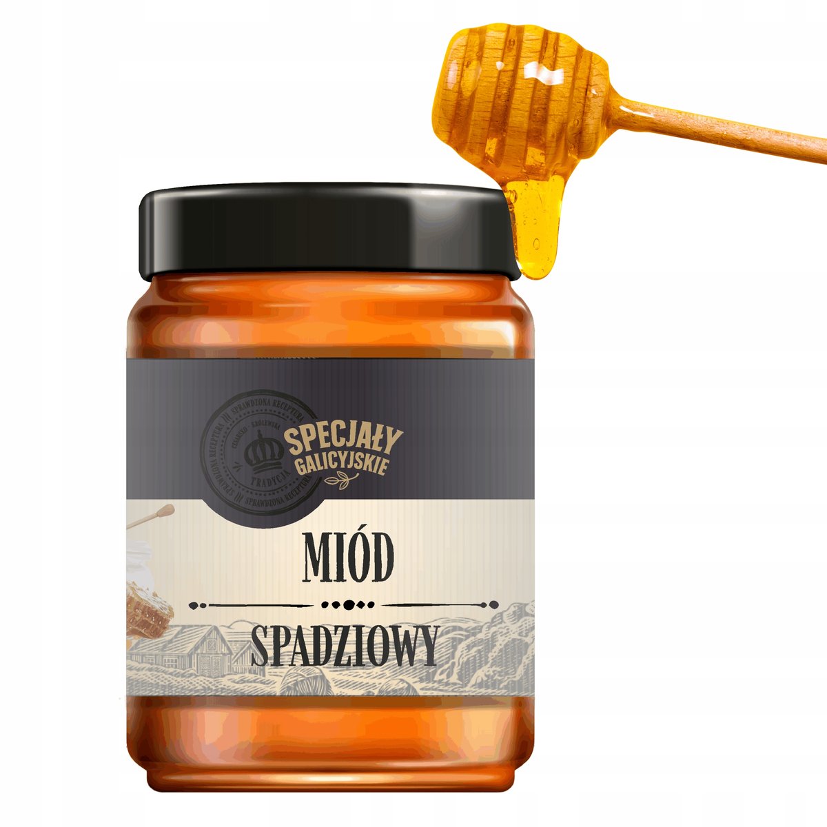 Miód Spadziowy naturalny premium polskie pasieki Specjały Galicyjskie ...