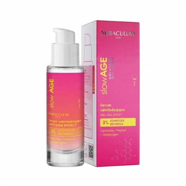 Miraculum Slow Age , Serum Odmładzające Do Twarzy 3%, 30ml | Sklep ...