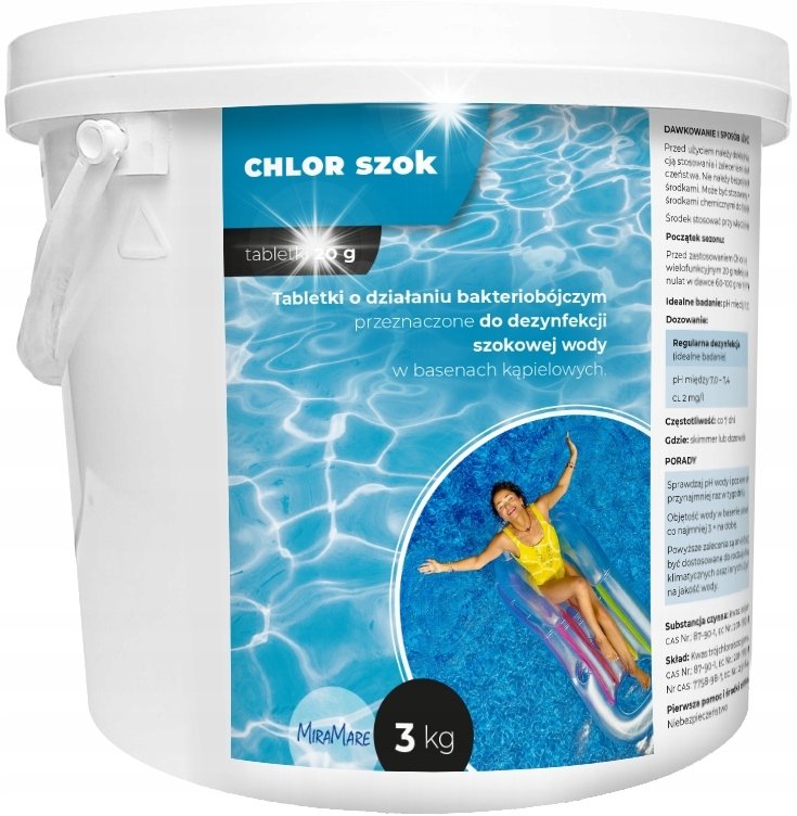 MIRAMARE Chlor szok tabletki 20 g / 3kg - Inna marka | Sklep EMPIK.COM