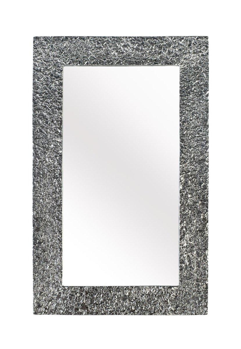 Mirror with aluminum frame and splash-shaped relief - giner and colomer ...