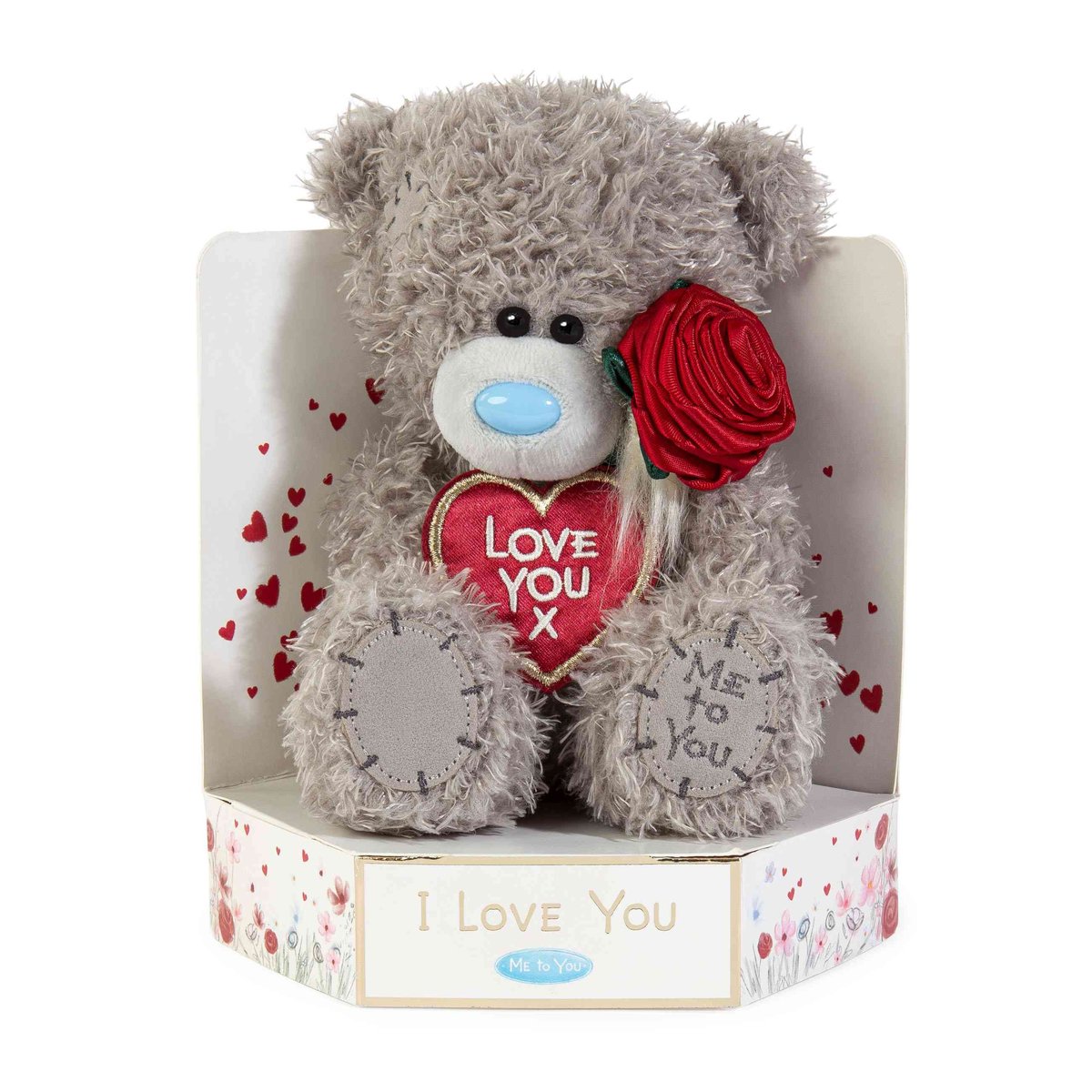 Miś Love You X Z Różą 18Cm - Carte Blanche Greetings | Sklep EMPIK.COM