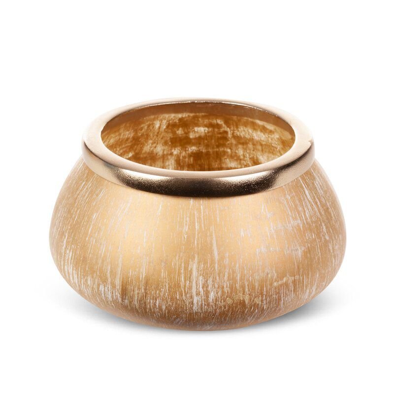 Misa dekoracyjna SFENA 18X18X10 złota - Eurofirany | Sklep EMPIK.COM