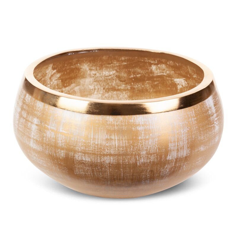 Misa dekoracyjna SFENA 23X23X14 złota - Eurofirany | Sklep EMPIK.COM