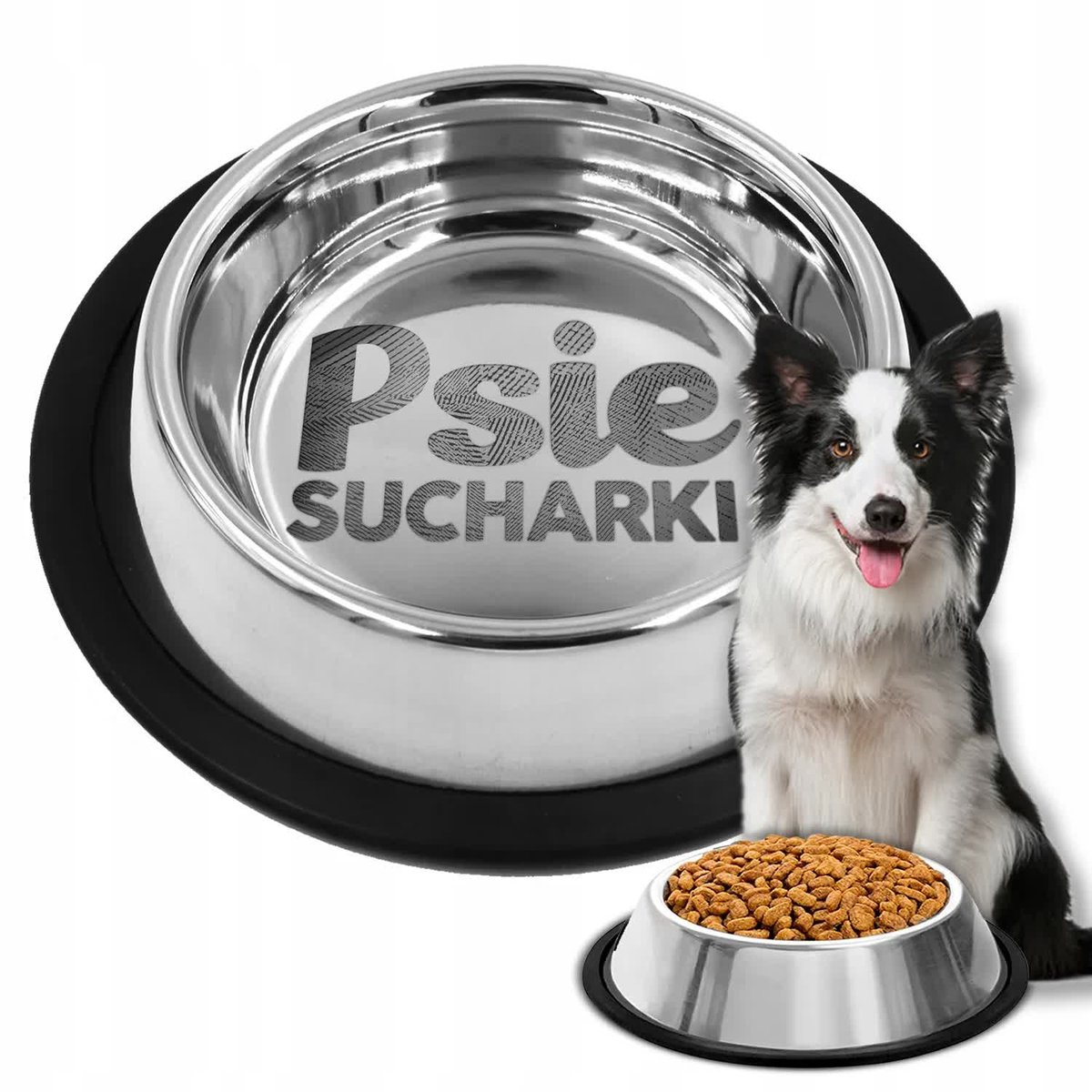 Miska dla Psa Antypoślizg Grawer Psie Sucharki Wzo - Inna marka | Sklep ...