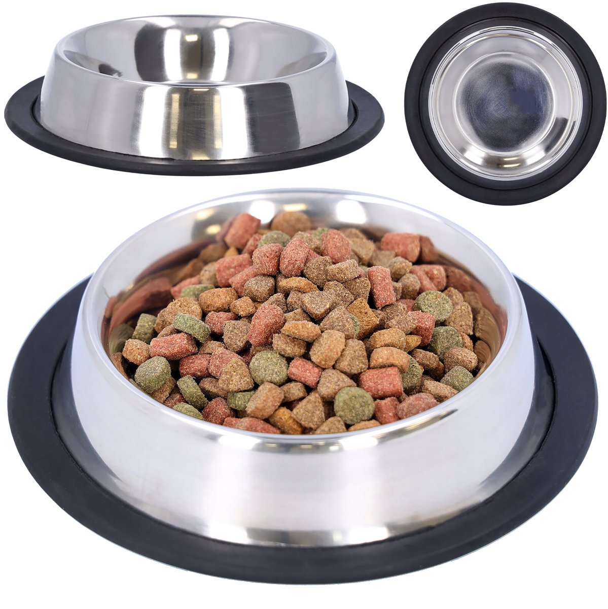 Miska dla psa kota metalowa antypoślizgowa guma - Nice Stuff | Sklep ...