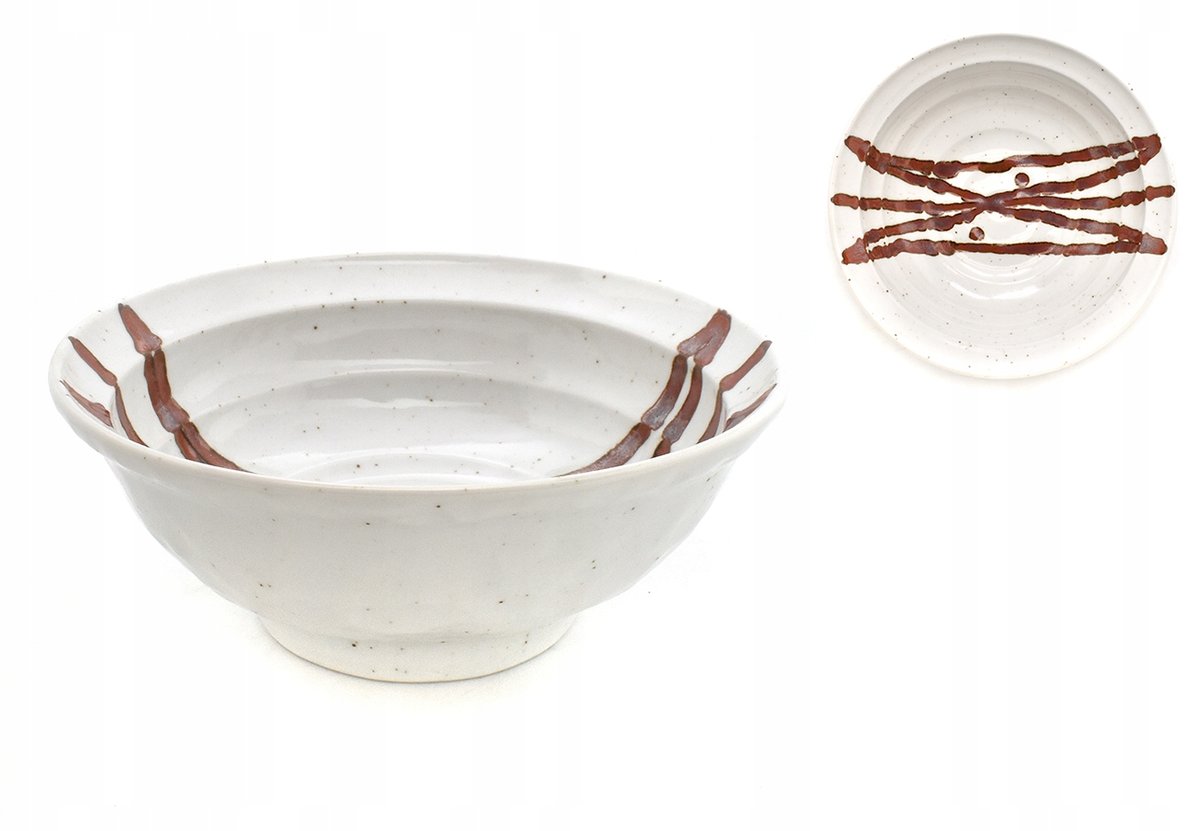 Miska na Ramen - Men-Bachi White 22 x 9 cm 1100 ml - EDO | Sklep EMPIK.COM