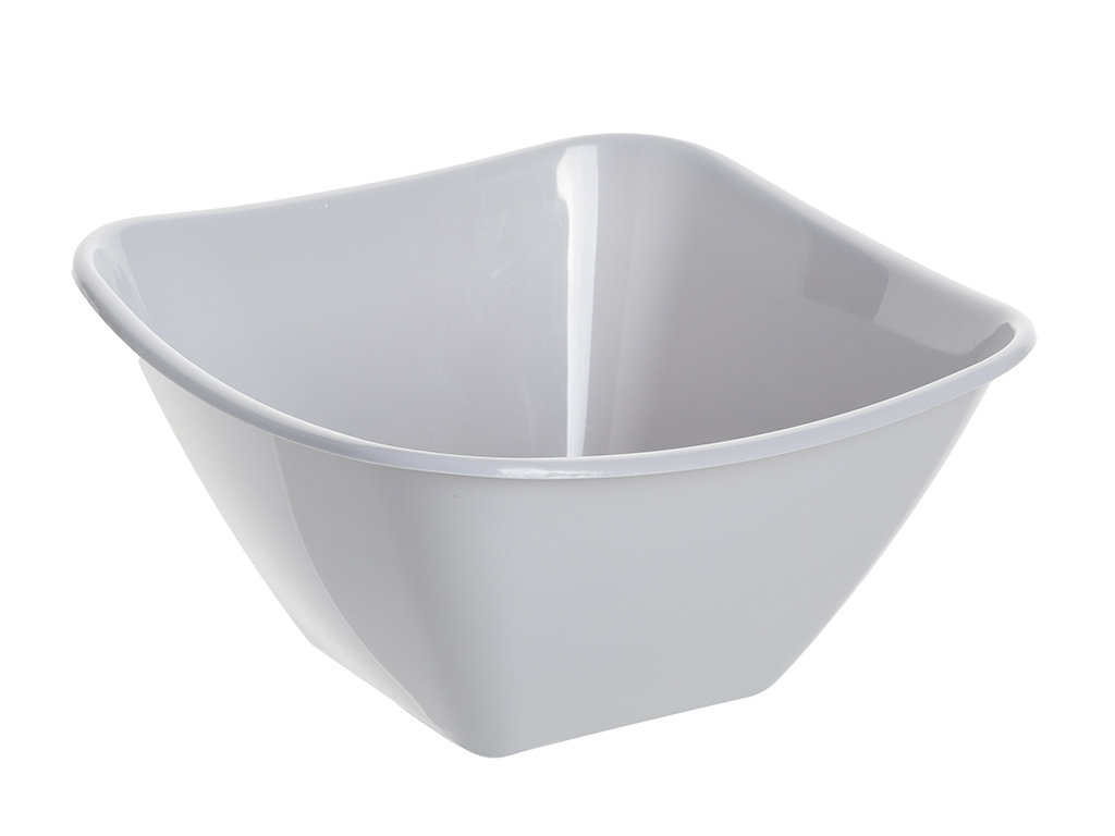 MISKA PLASTIKOWA KWADRAT 20CM SZARA -JAG - PRAKTYCZNA | Sklep EMPIK.COM