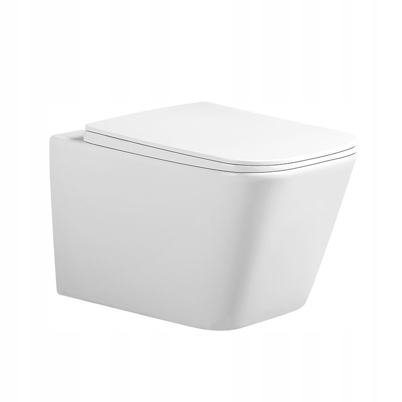 Miska Wc Wisząca Rimless Rain-Wh-Rim-03 Biała Deska Wolnoopadająca ...