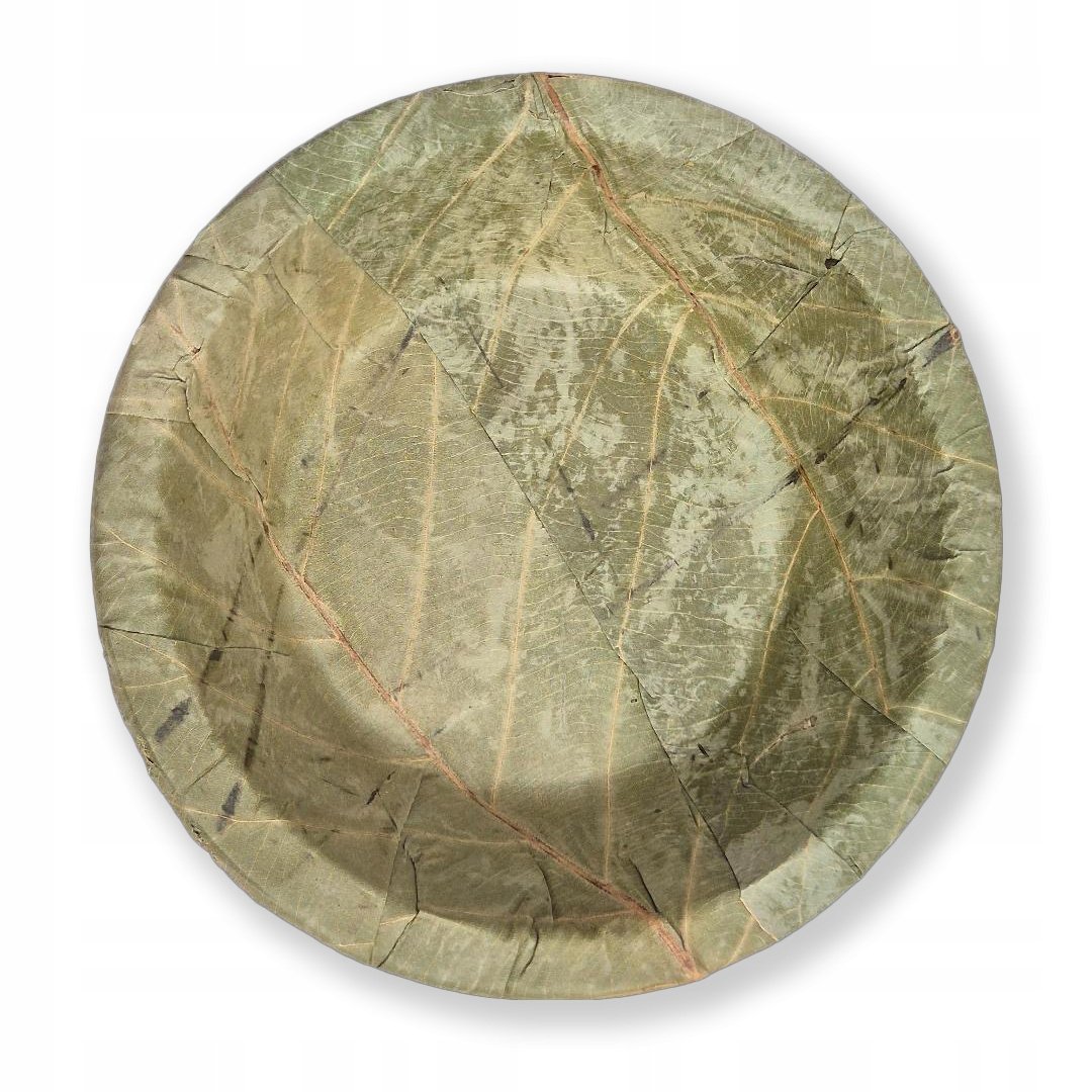 Miski z liści jednorazowe bio eko na wesele przyjęcie 16,5cm 400ml 20szt - Inna marka ...