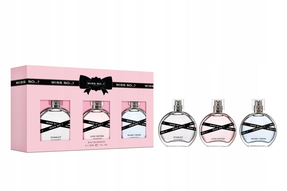 MISS SO? London Zestaw prezentowy - Wody perfumowane 3 x 30 ml | Sklep ...