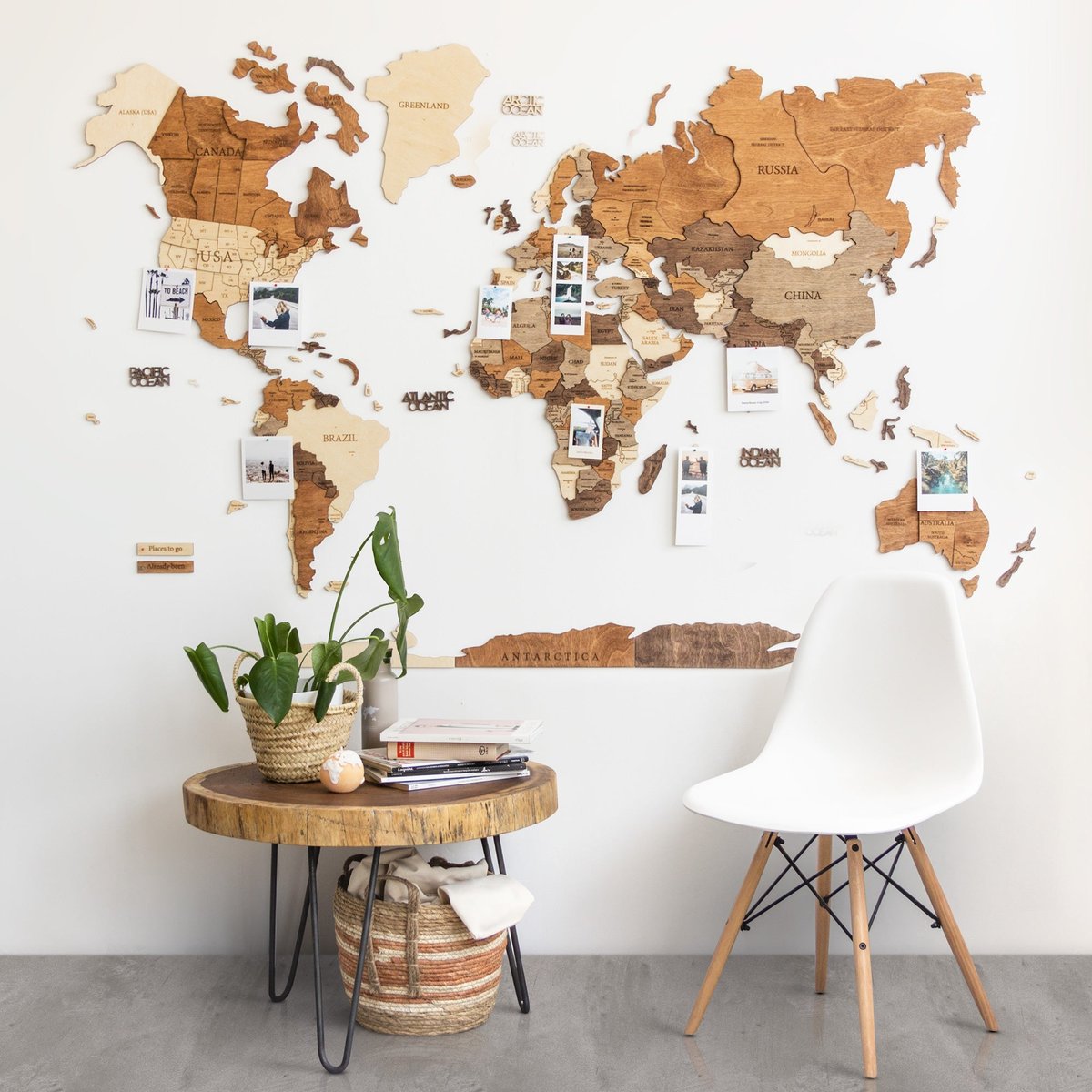 Miss Wood Barcelona, Drewniana mapa - Woody Map 3D - Miss Wood ...