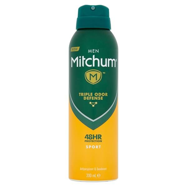 Mitchum, Men Sport, Antyperspirant męski dezodorant w sprayu, 200 ml ...