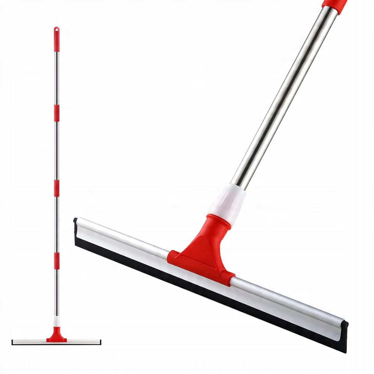 Mitclear 43cm Mop ze Ściągaczką do Podłogi z Przedłużanymi Drążkami ...