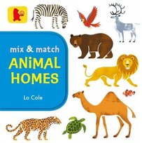 Mix and Match: Animal Homes - Cole Lo | Książka w Empik