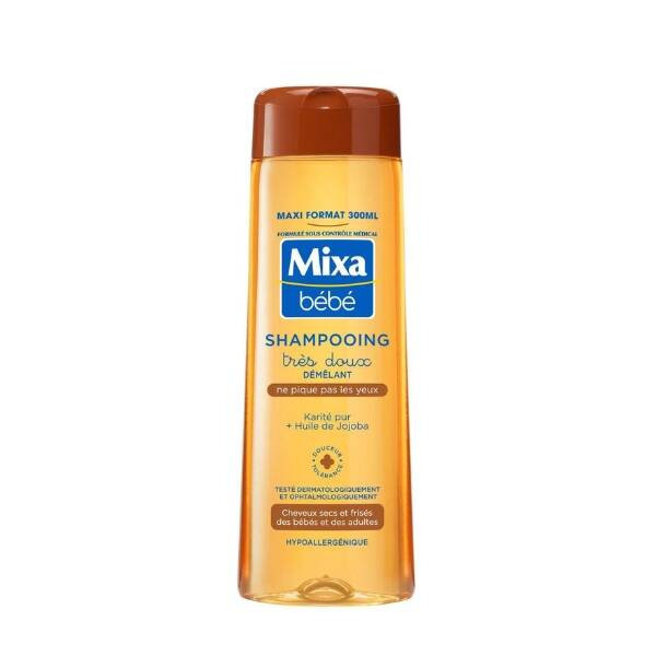 MIXA BABY SZAMPON DO ROZPLĄTYWANIA WŁOSÓW 300ML Z MASŁEM SHEA DELIKATNY ...