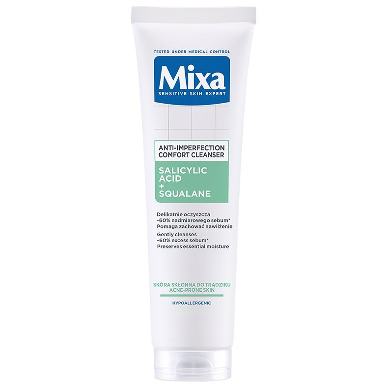 MIXA, Comfort Cleanser, żel oczyszczający do twarzy przeciw ...