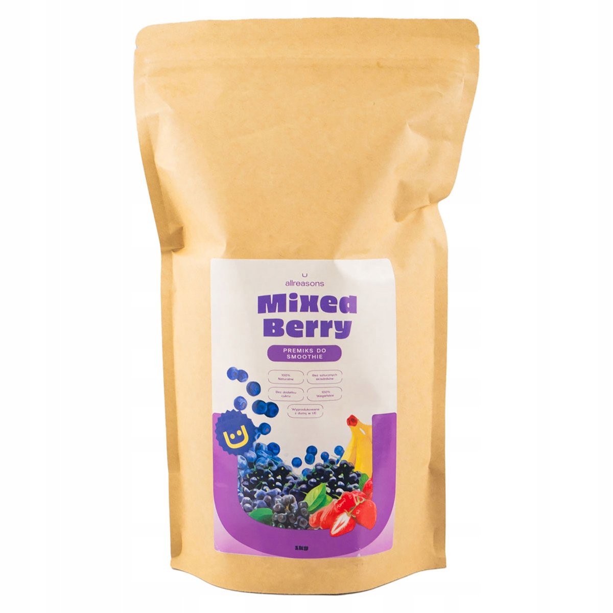 Mixed Berry Bag - Premiks do Smoothie 1000g CRAZY BUBBLE - Crazy Bubble ...
