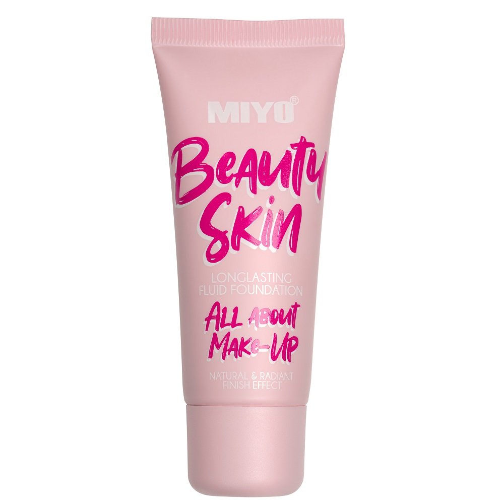 MIYO, Beauty Skin Foundation, Podkład nawilżający z kwasem hialuronowym ...