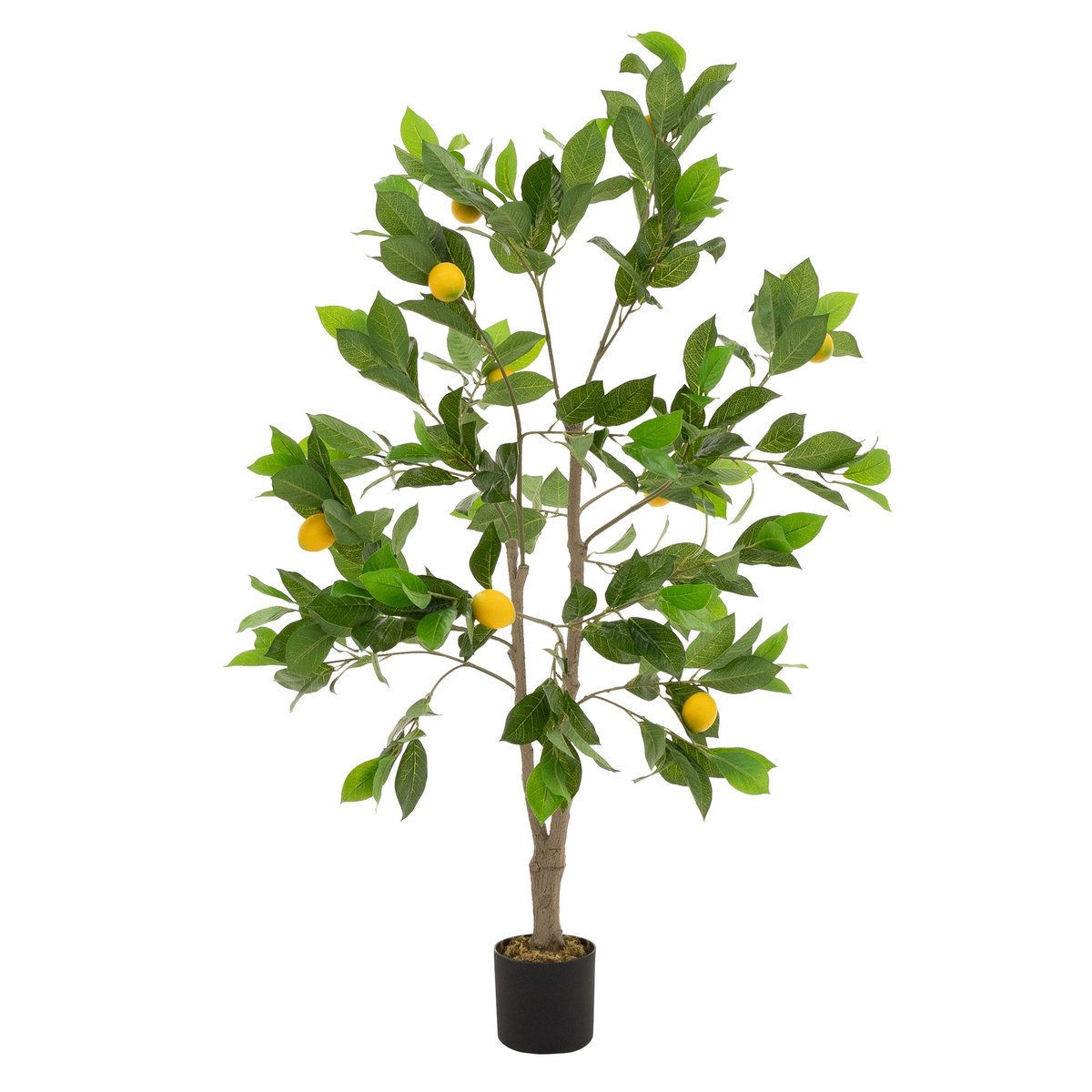 ML-Design sztuczne drzewko cytrynowe 130 cm realistyczna roslina ...