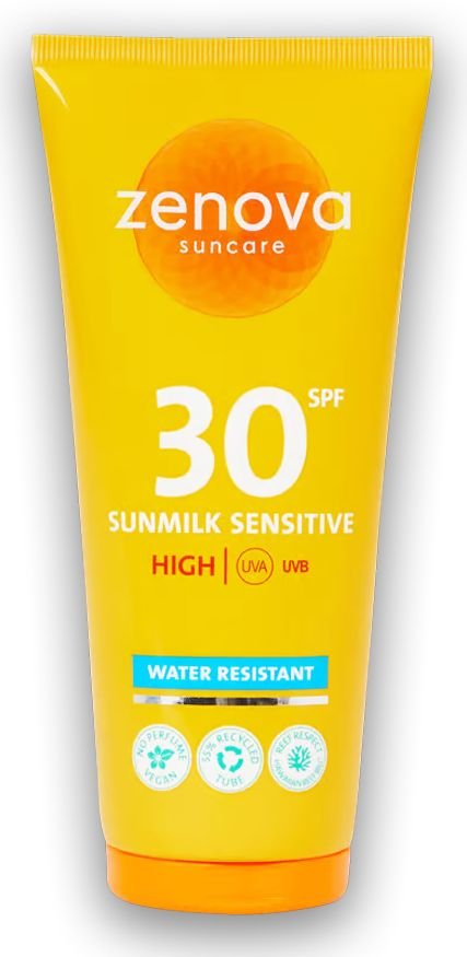 Mleczko na słońce ZENOVA SUNMILK SENSITIVE SPF 30 200ml | Sklep EMPIK.COM