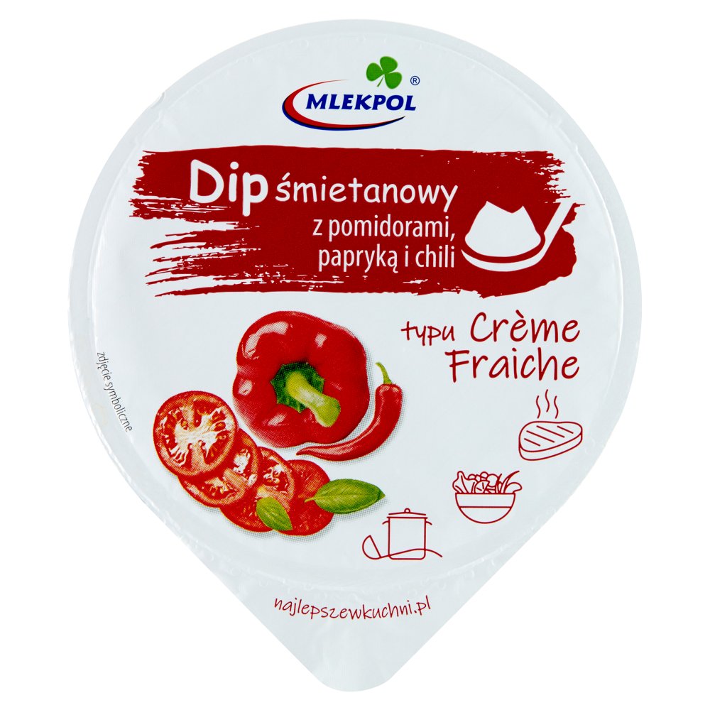 Mlekpol Dip Śmietanowy Z Pomidorami Papryką I Chili Typu Crème Fraiche ...