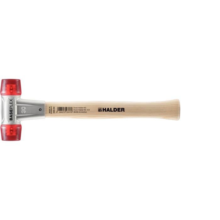 Młotek Baseplex HALDER - 3906 - Główki z celulozy z tworzywa octanowego - Odlew cynkowy ...