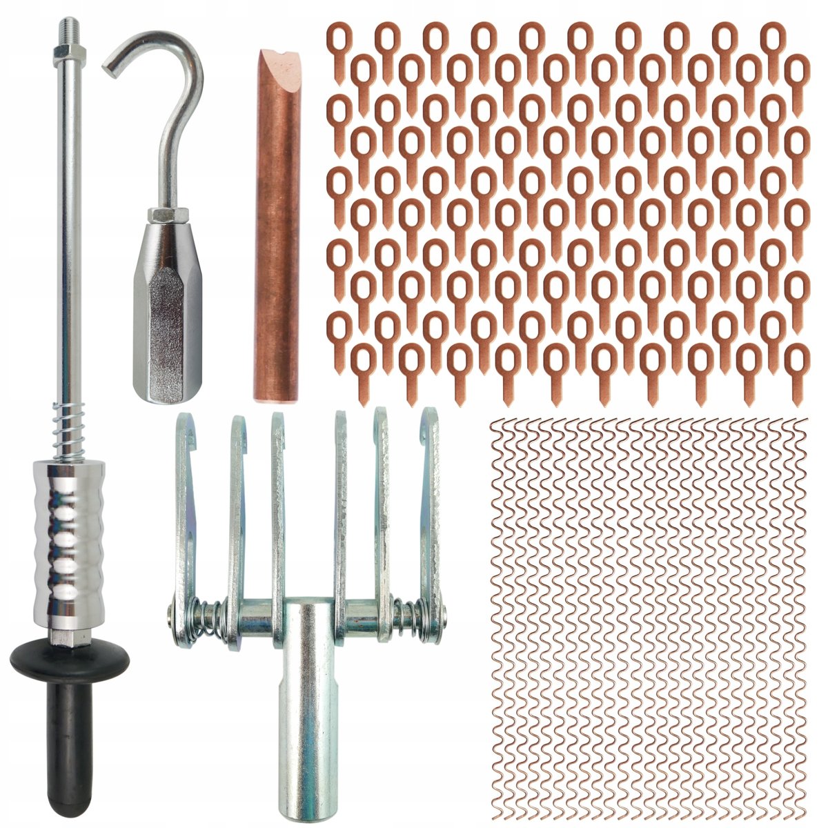 Młotek BEZWŁADNOŚCIOWY M16 Szpon 6h 4mm Drut 25 Bity proste 1.5mm ...