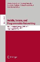 Mobile Secure and Programmable Networking - Springer-Verlag Gmbh | Książka w Empik