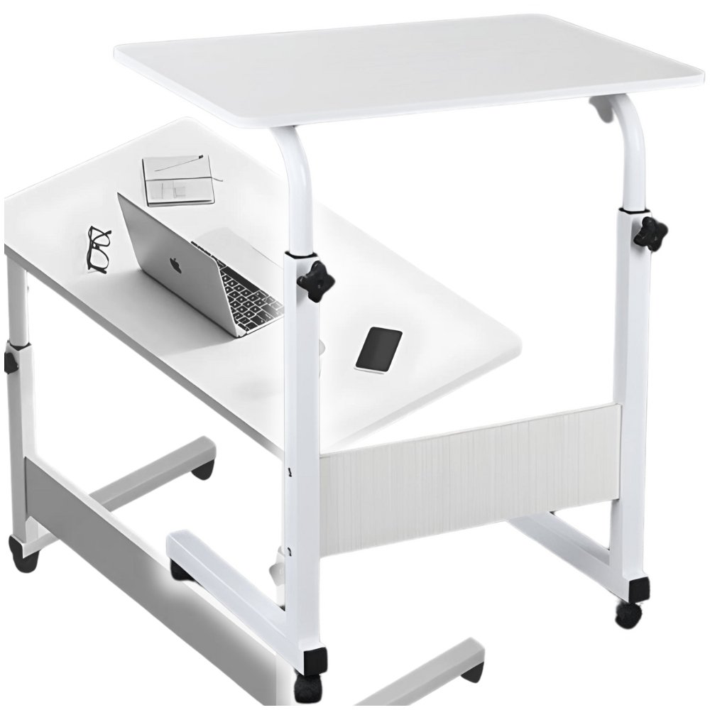 Mobilne biurko Stolik pod laptopa białe - Zolta | Sklep EMPIK.COM