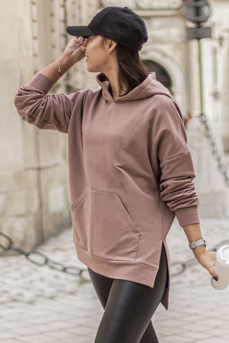 Mocca Bluza Serena Z Kapturem I Kieszenią L/Xl - Ivon | Moda Sklep ...