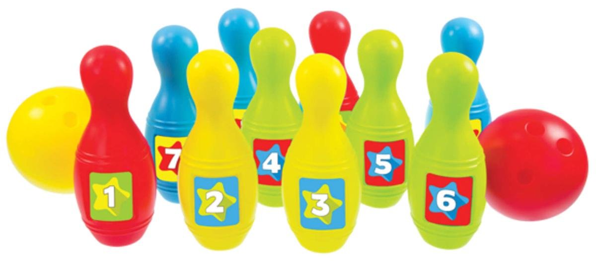 Mochtoys Kręgle Maxi 10 elementów i 2 kule - Mochtoys | Sklep EMPIK.COM