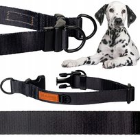 MOCNA bezpieczna OBROŻA dla doga rotweilera bernardyna XL 30 mm Ukory ...