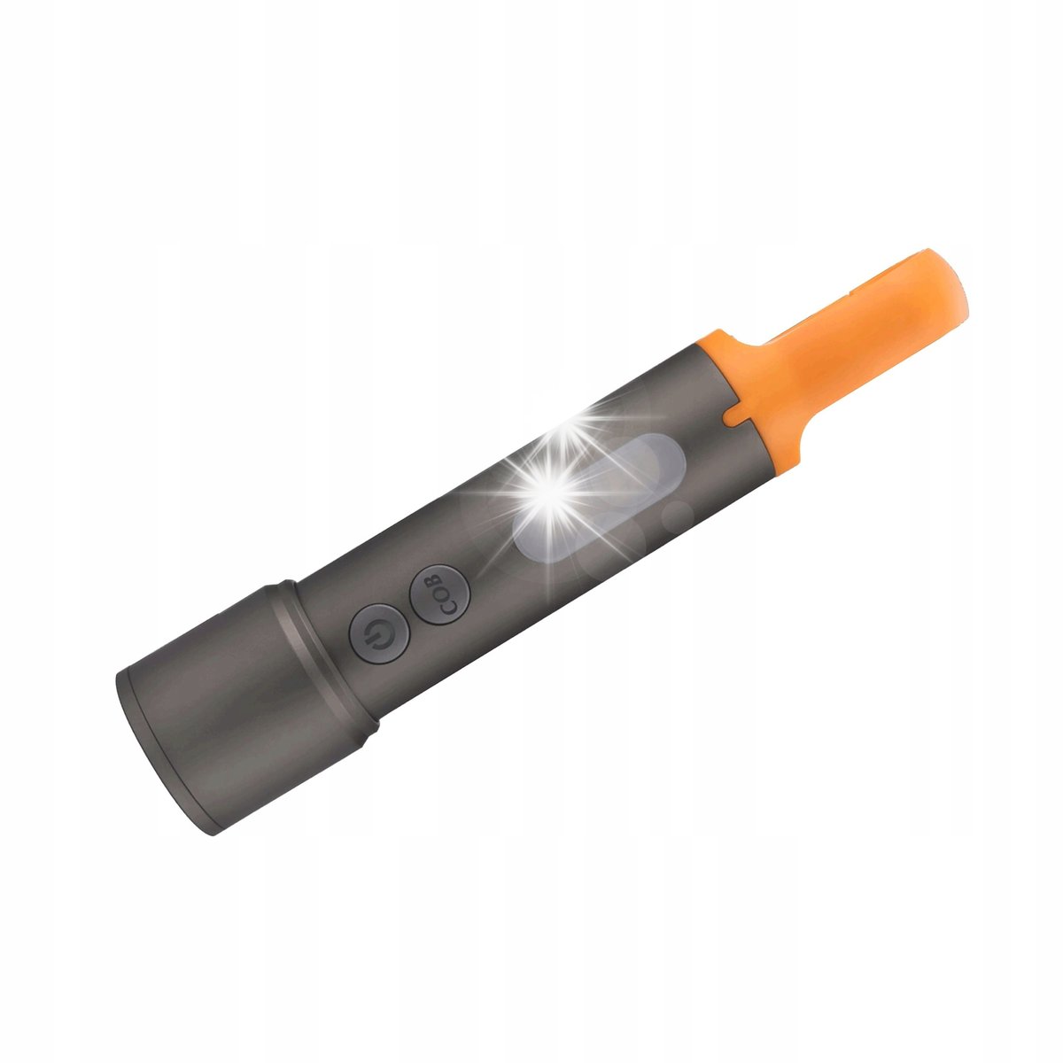 MOCNA LATARKA LED AKUMULATOR USB C FUNKCJA ZOOM KOLOROWE NAKŁADKI ...