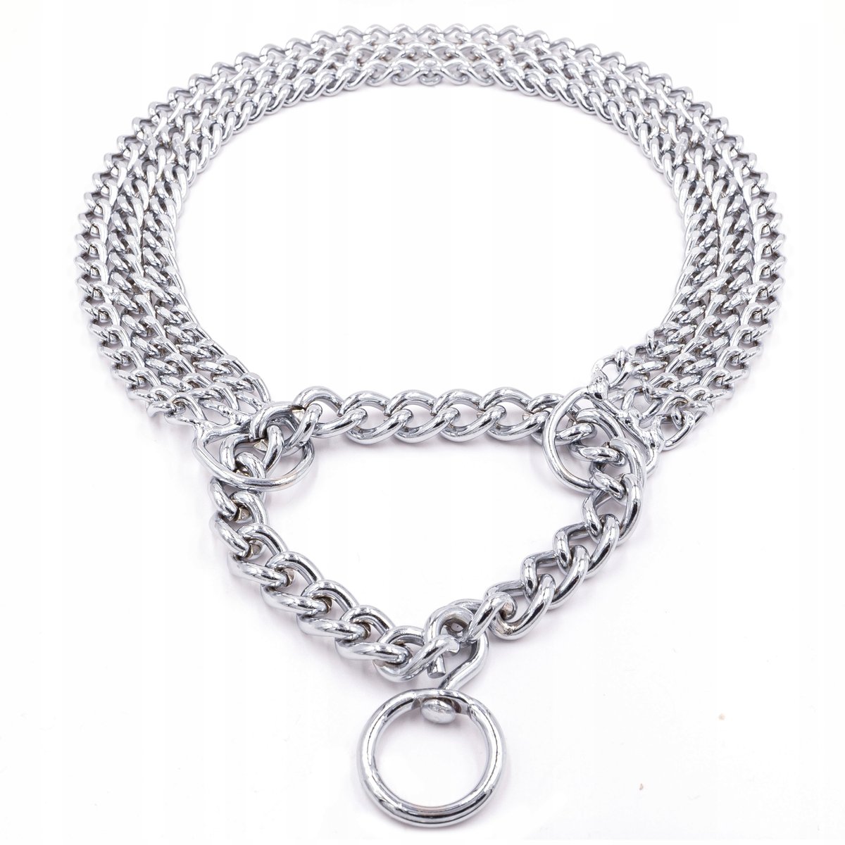 Mocna Obroża Zaciskowa dla Dużego Psa Chromowana Łańcuch 70-75/3 r. 4XL - Chaba | Sklep EMPIK.COM