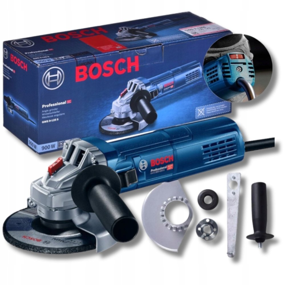 Mocna SZLIFIERKA kątowa BOSCH 125mm 900W - Regulacja obrotów - PRO - Bosch | Sklep EMPIK.COM