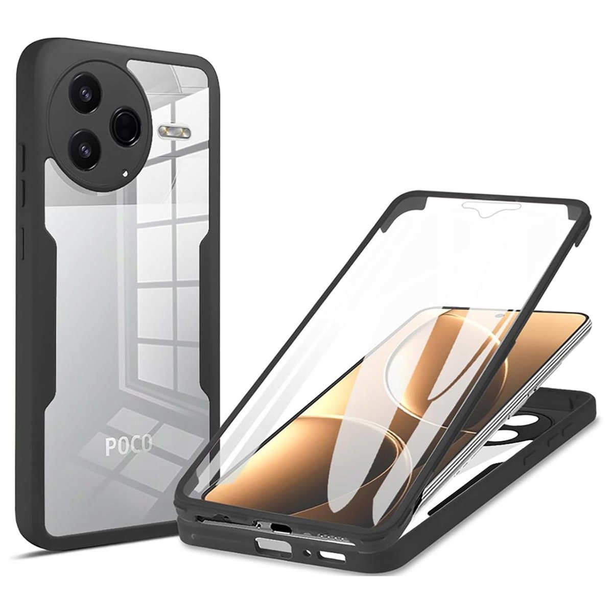 MOCNE ETUI 360 CASE COVER OBUDOWA FUTERAŁ do XIAOMI POCO F7 PRO ...