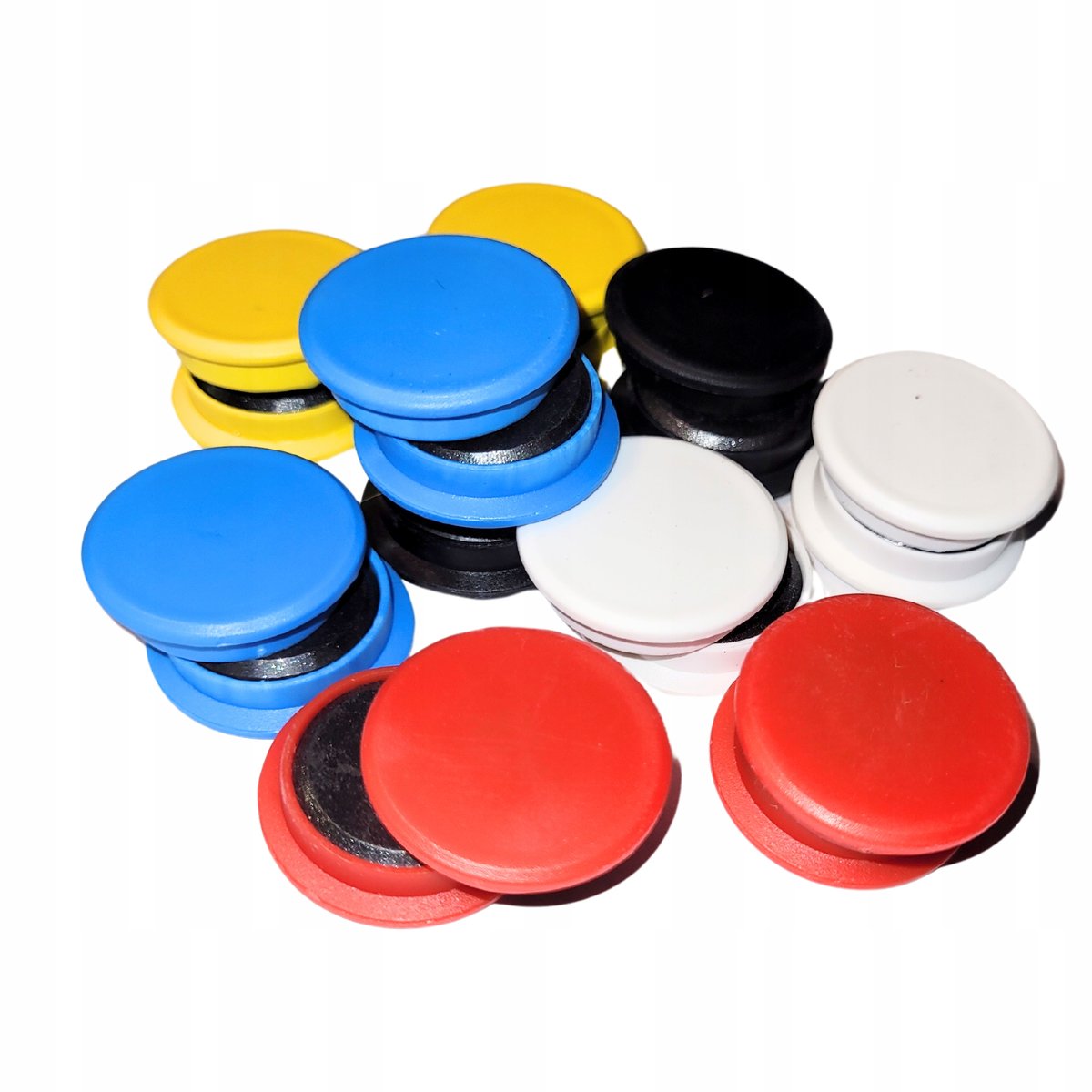 Mocne MAGNESY do tablic magnetycznych magnes na lodówkę 20mm 20szt KOLOROWE - Inna marka | Sklep ...