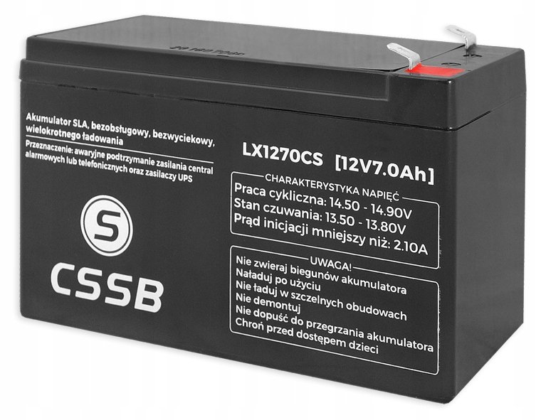 Mocny Akumulator Agm 12V 7Ah Do Zabawek Ups Alarmu - LTC | Sklep EMPIK.COM