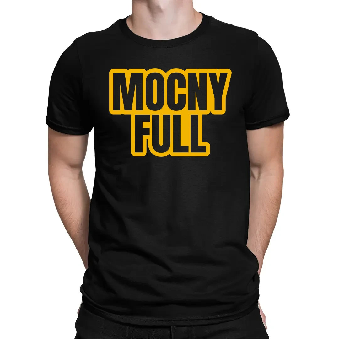 Mocny full - dla fanów serialu Świat Według Kiepskich - męska koszulka ...
