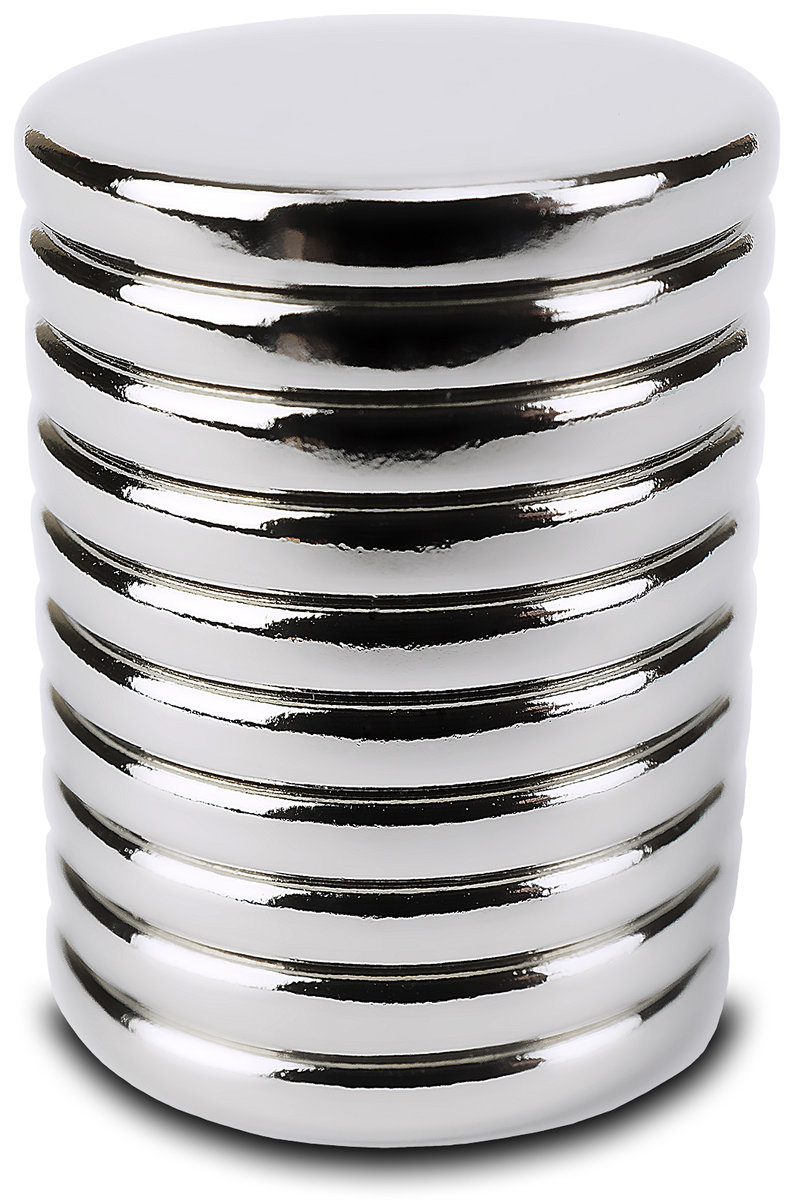 Mocny Magnes Neodymowy Walcowy 15X2 Mm, 10 Szt. - Sensei | Sklep EMPIK.COM