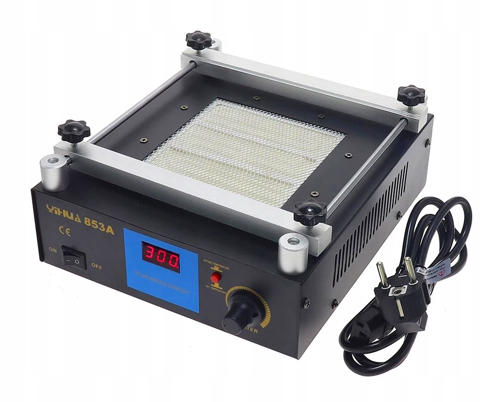 MOCNY PODGRZEWACZ KWARCOWY PREHEATER 450W DO NAPRAW BGA PŁYT PCB YIHUA 853A - Inna marka | Sklep ...