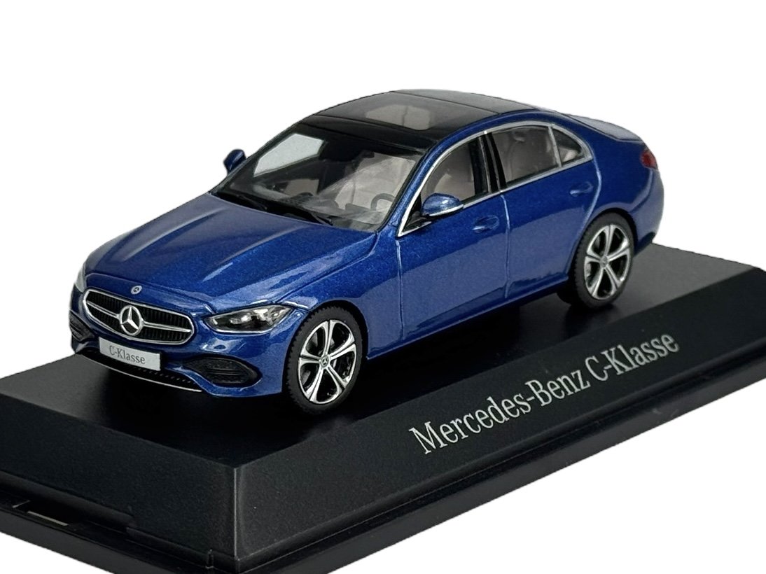 Model Dealerski Mercedes-Benz Klasa C W206 Spectral Blue 1:43 B66960636 ...