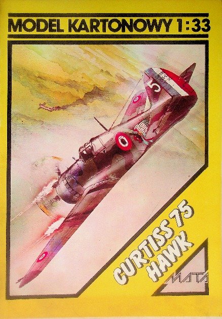 Model kartonowy Curtiss 75 Hawk - Opracowanie zbiorowe | Książka w Empik