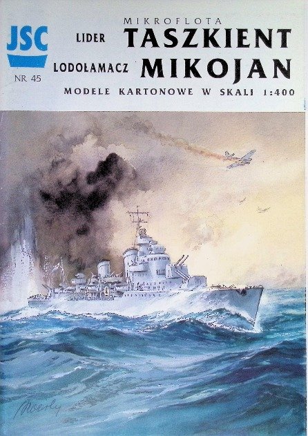 Model kartonowy JSC Nr 45 / 98 Lider Taszkient Lodołamacz Mikojan - W ...