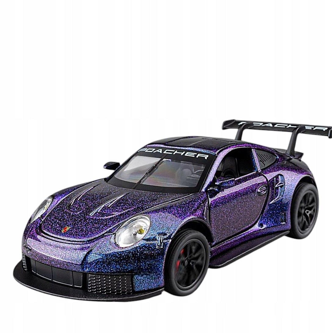 Model Porsche 911 Gt3 Rs Metalowy 1:32 | Światła Led + Dźwięk + Baterie ...