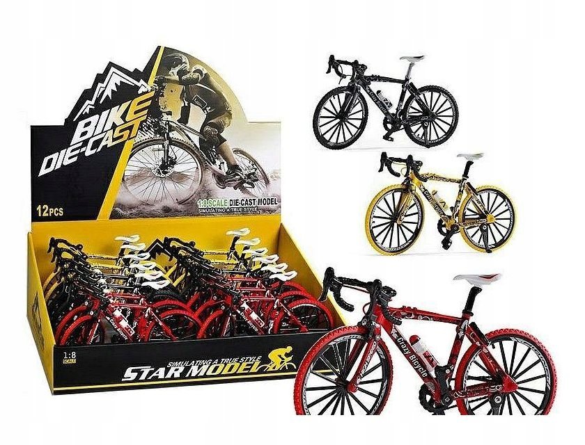 MODEL ROWERY 1:8 METALOWY (12SZT) - Inna marka | Sklep EMPIK.COM